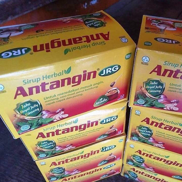 Antangin JRG Honey 15ml/ Antangin mint box contains 12 sachets | Shopee ...