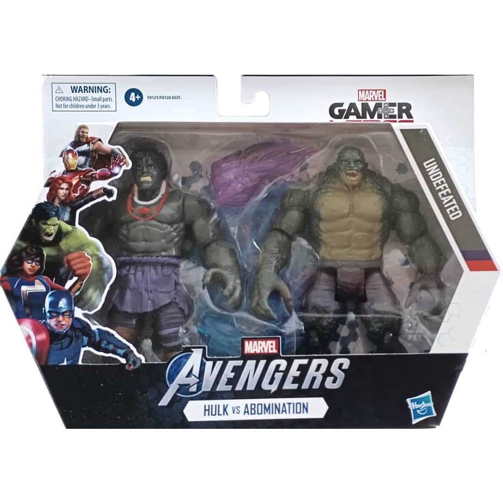 Hasbro Marvel Gamerverse 6 inch Collectible Hulk vs Abomination MISB ...