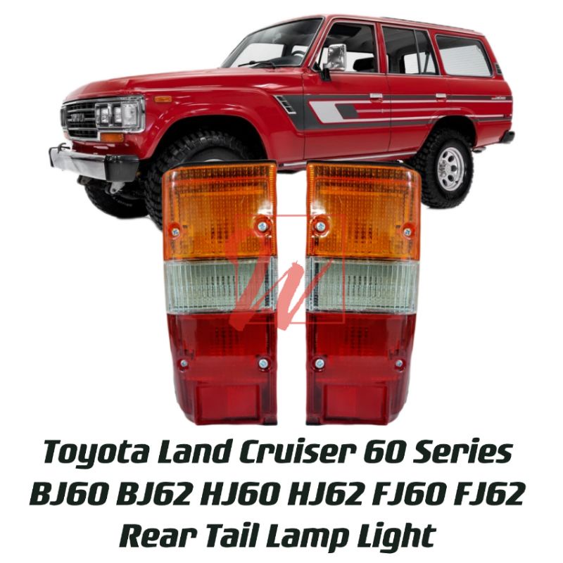 Toyota Land Cruiser LC60 BJ60 FJ60 HJ60 BJ62 Rear Tail Lamp Lights 1983 - 1990 New Left Right ...