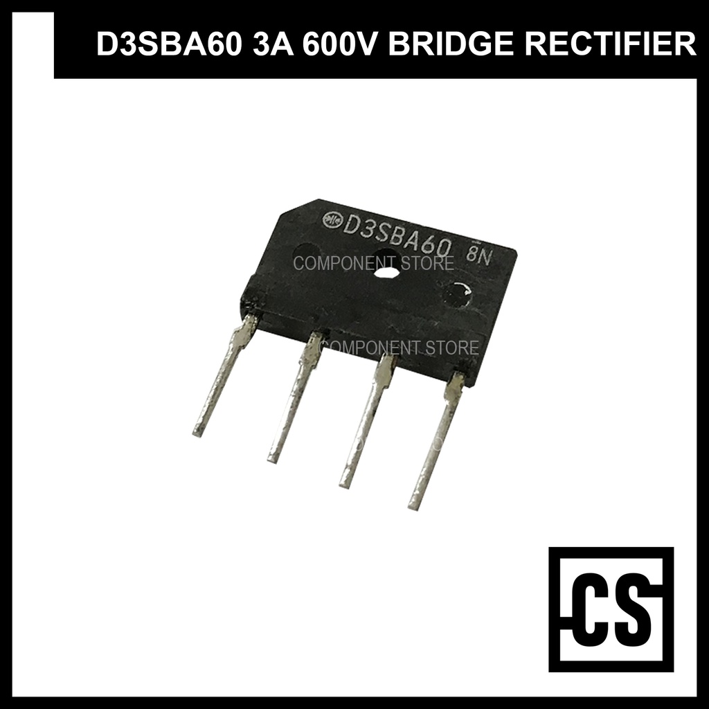 D3SBA60 D3SB60 3A 600V Bridge Rectifier for General Purpose Switching ...