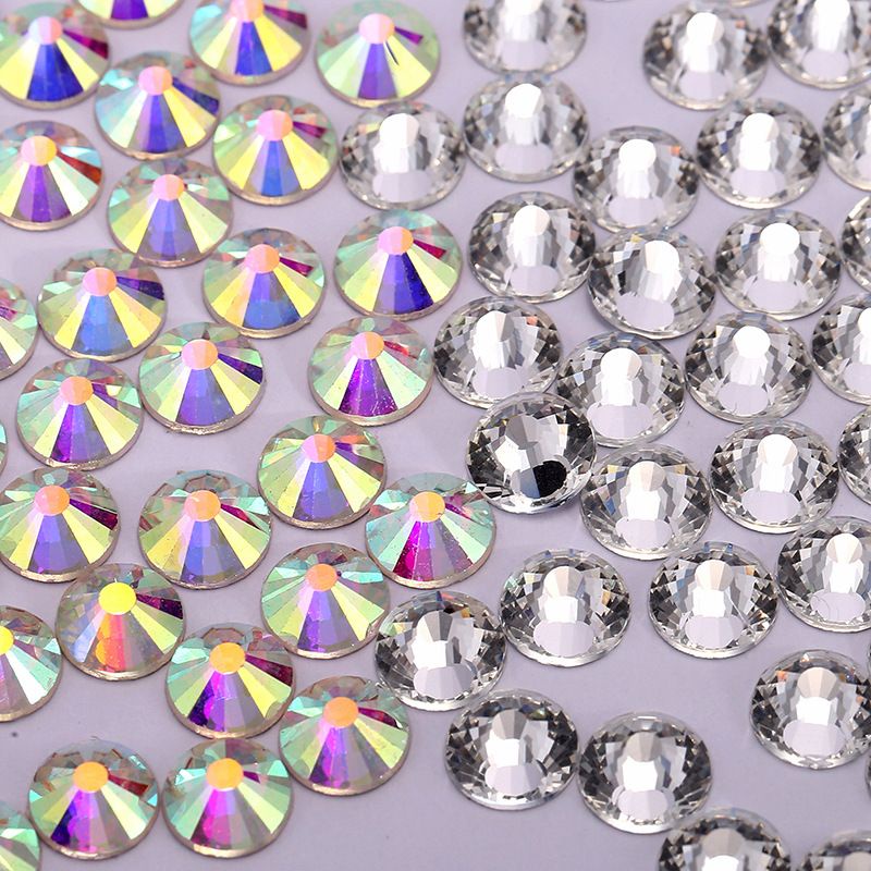 1440PCS/lot SS10 - SS20 Clear Crystal Batu Manik Tampal Hotfix ...