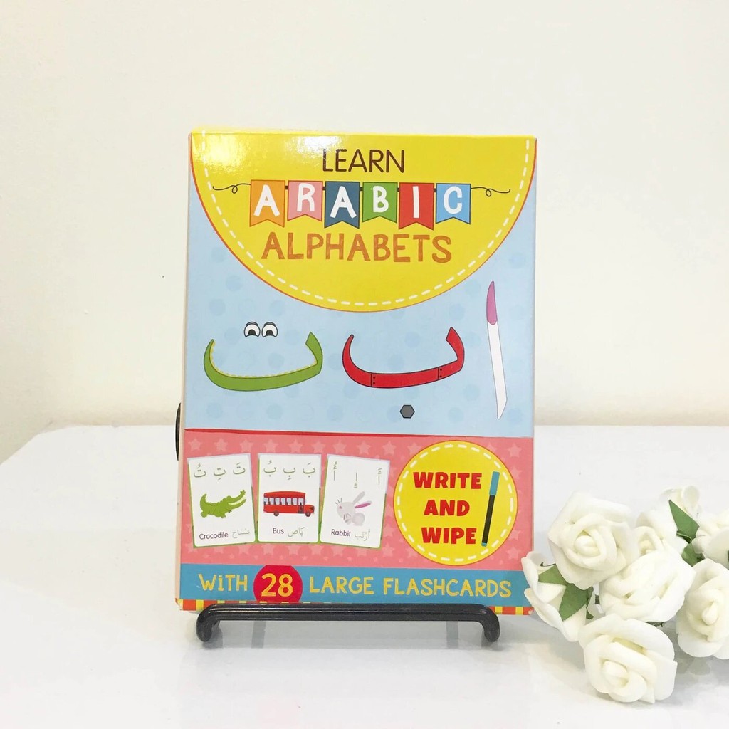 Learn Arabic Alphabets Flashcards | Shopee Malaysia