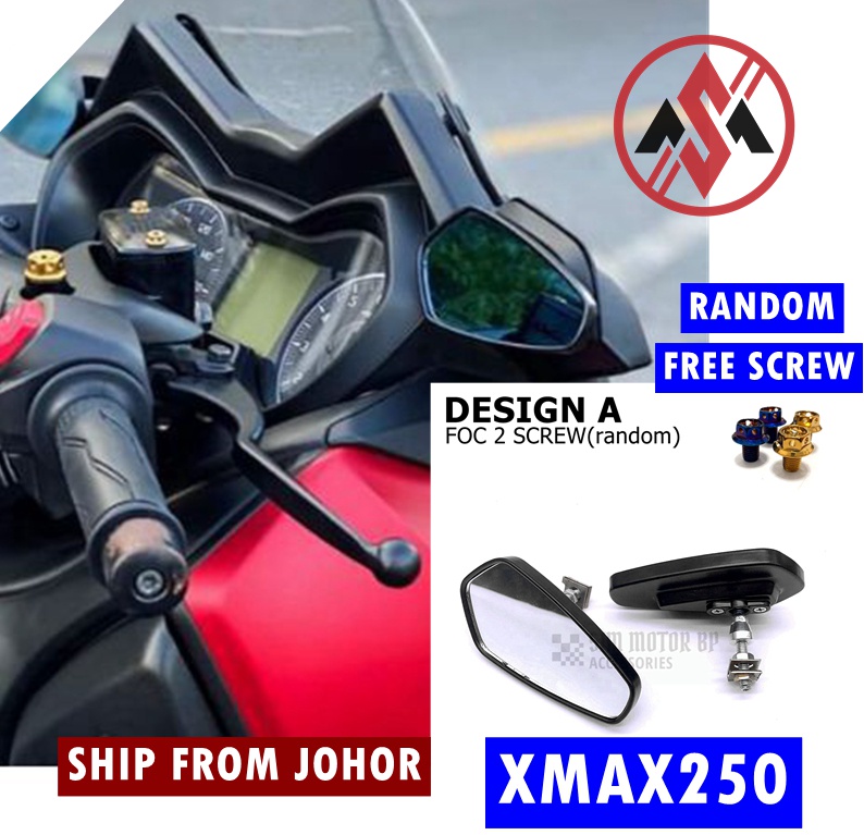 Side mirror YAMAHA Xmax, sergeant mirror, Xmax style mirror, good ...