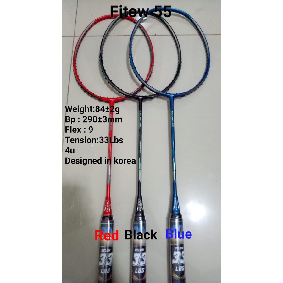 Power Max Fitow 55 Badminton Racket ORIGINAL 33LBS | Shopee Malaysia