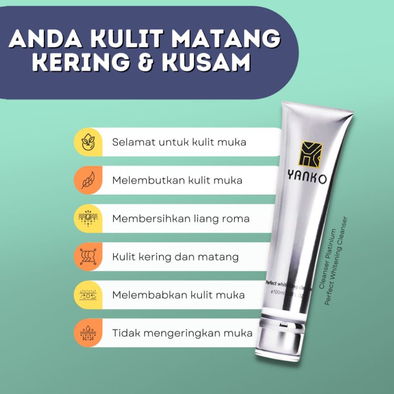 CLEANSER YANKO PLATINUM 💯 | Shopee Malaysia