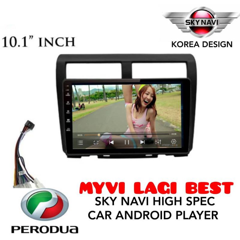 MYVI LAGI BEST SKY NAVI HIGH SPEC CAR ANDROID PLAYER | Shopee Malaysia