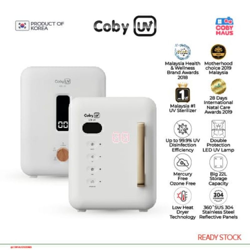 Coby LED UV V5 New Waterless Sterilizer (2 Years Warranty) | Shopee ...