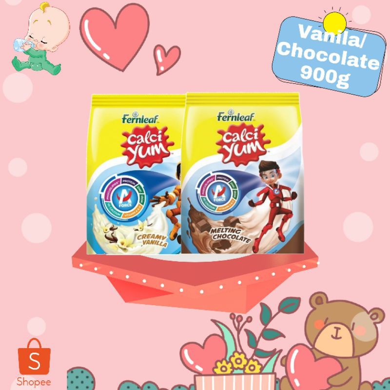 Fernleaf Calci Yum VANILLA /CHOCOLATE 850g | Shopee Malaysia