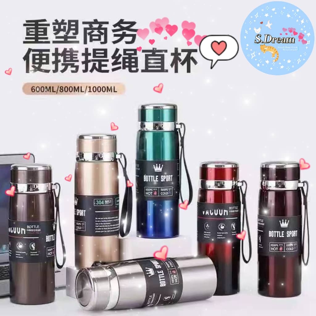 S.D SUS 316 Stainless Steel Vacuum Flask Bottle Cup 316 Kelalang Vakum ...
