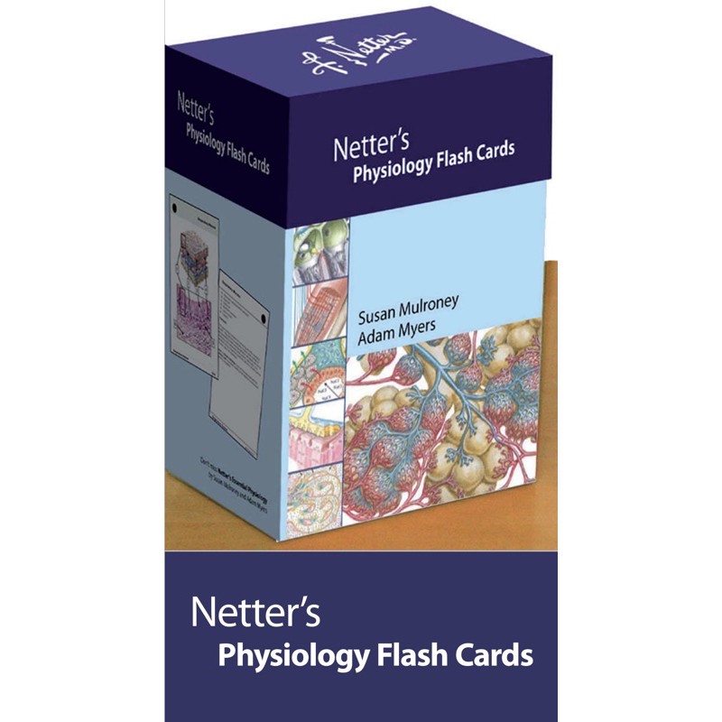NETTER PHYSIOLOGY FLASH CARD booklet type | Shopee Malaysia