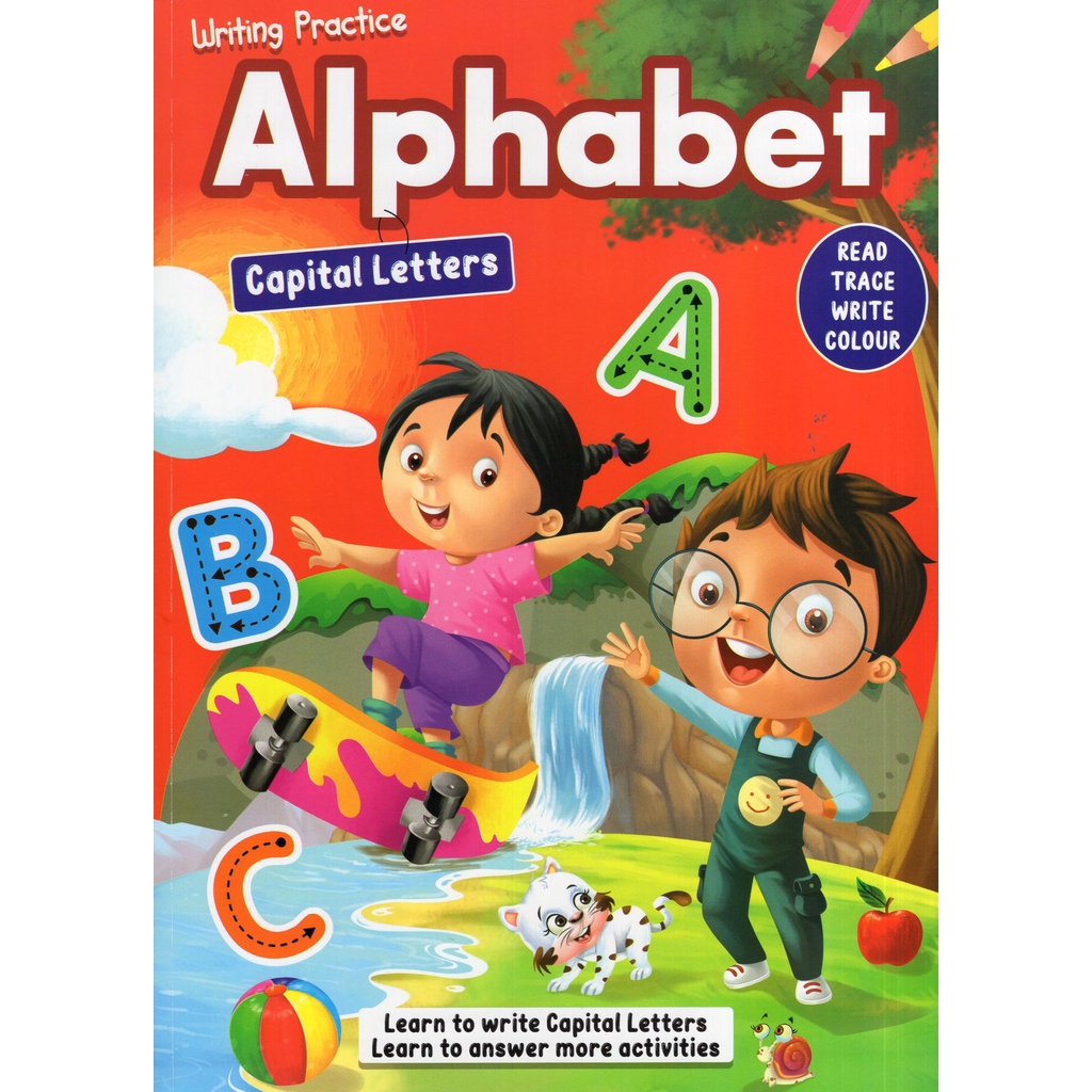 WRITING PRACTICE ALPHABET CAPITAL LETTERS | Shopee Malaysia