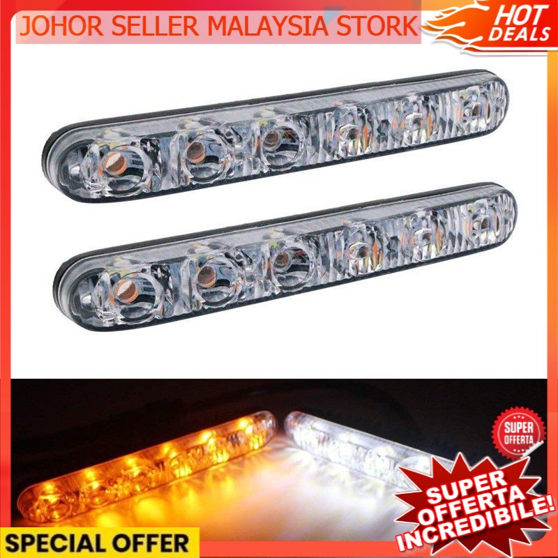 Running Light Bar Front Bumper LED Fog Lamp Daylight Hella Driving Drl ...