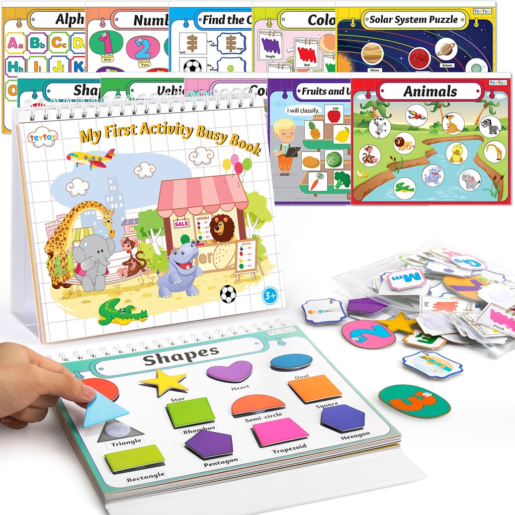 teytoy My First Baby Activity Busy Book Toys Quite Book Learning ...