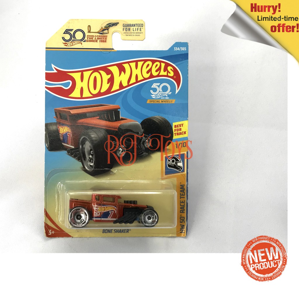 HOT WHEELS BONE SHAKER (RED) | Shopee Malaysia