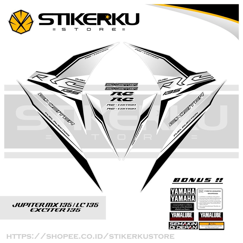 Rc EDITION 2 135/basic Color/JUPITER MX 135/EXCITER 135/LC 135/STRIPING ...