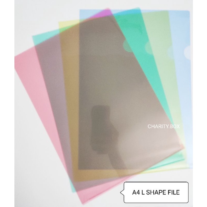 A4 L SHAPE FILE HOLDER TRANSLUCENT FILES PAGES FOLDERS TRANSPARENT | Shopee Malaysia