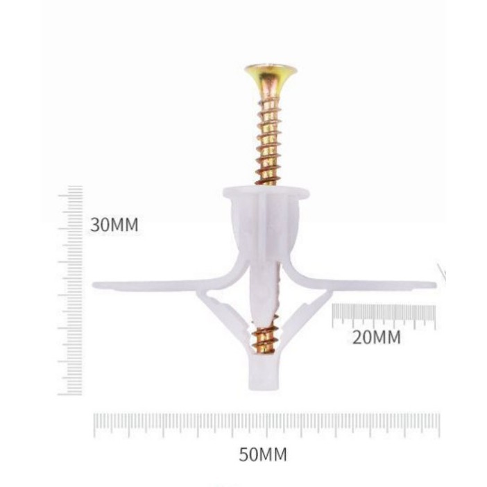 Nylon Butterfly Clip / Partition Wall Plug | Shopee Malaysia