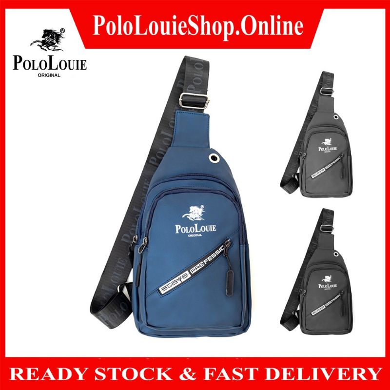 Original Polo Louie New Waterproof Men's Chest Bag Unisex Crossbody ...