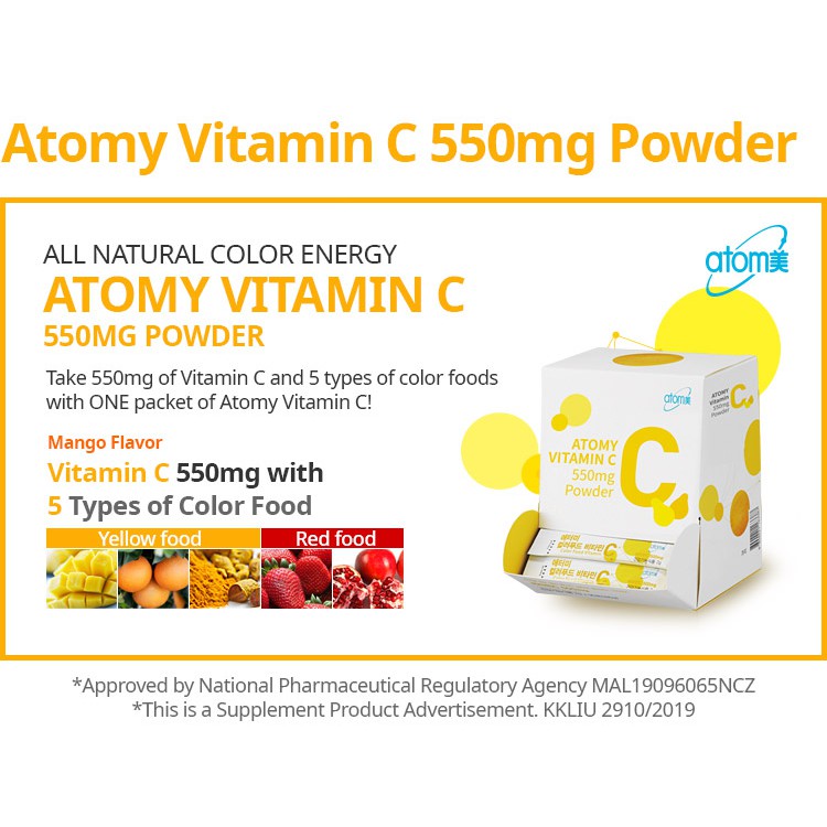 Atomy Color Food Vitamin C / 180g | Shopee Malaysia