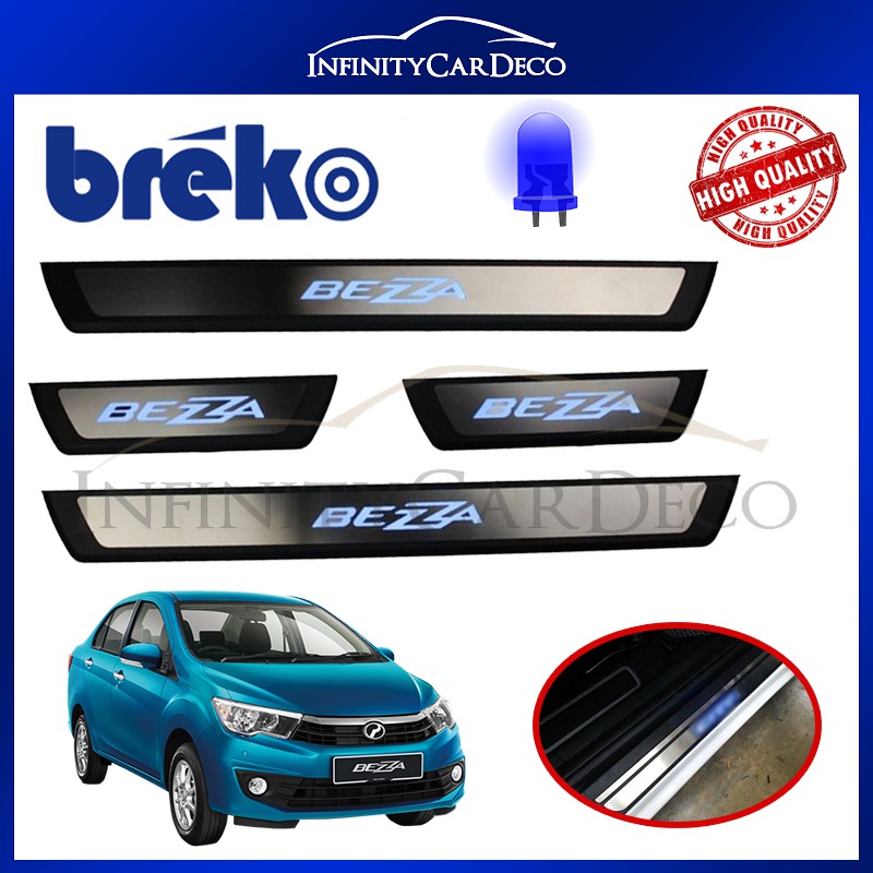 BREKO LED Stainless Steel Door Side Sill Step Plate Compatible With ...