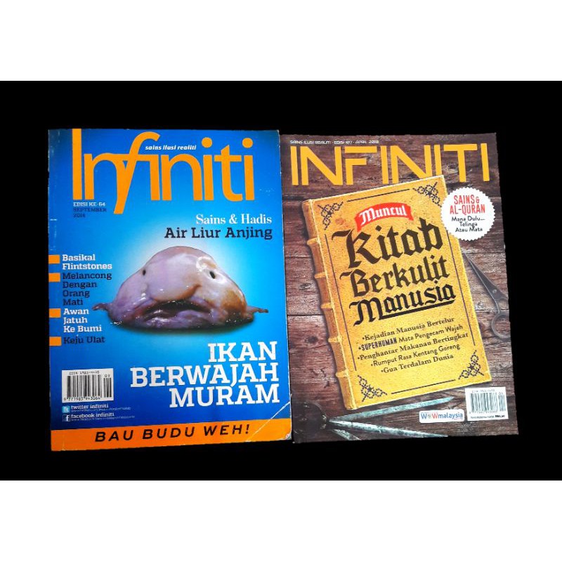 Majalah Infiniti (RM 4 FOR BOTH) | Shopee Malaysia