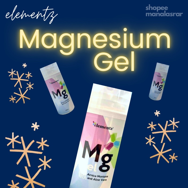 READY STOCK Magnesium Gel Elementz Mg Gel 100ml Airless Pump Bottle ...