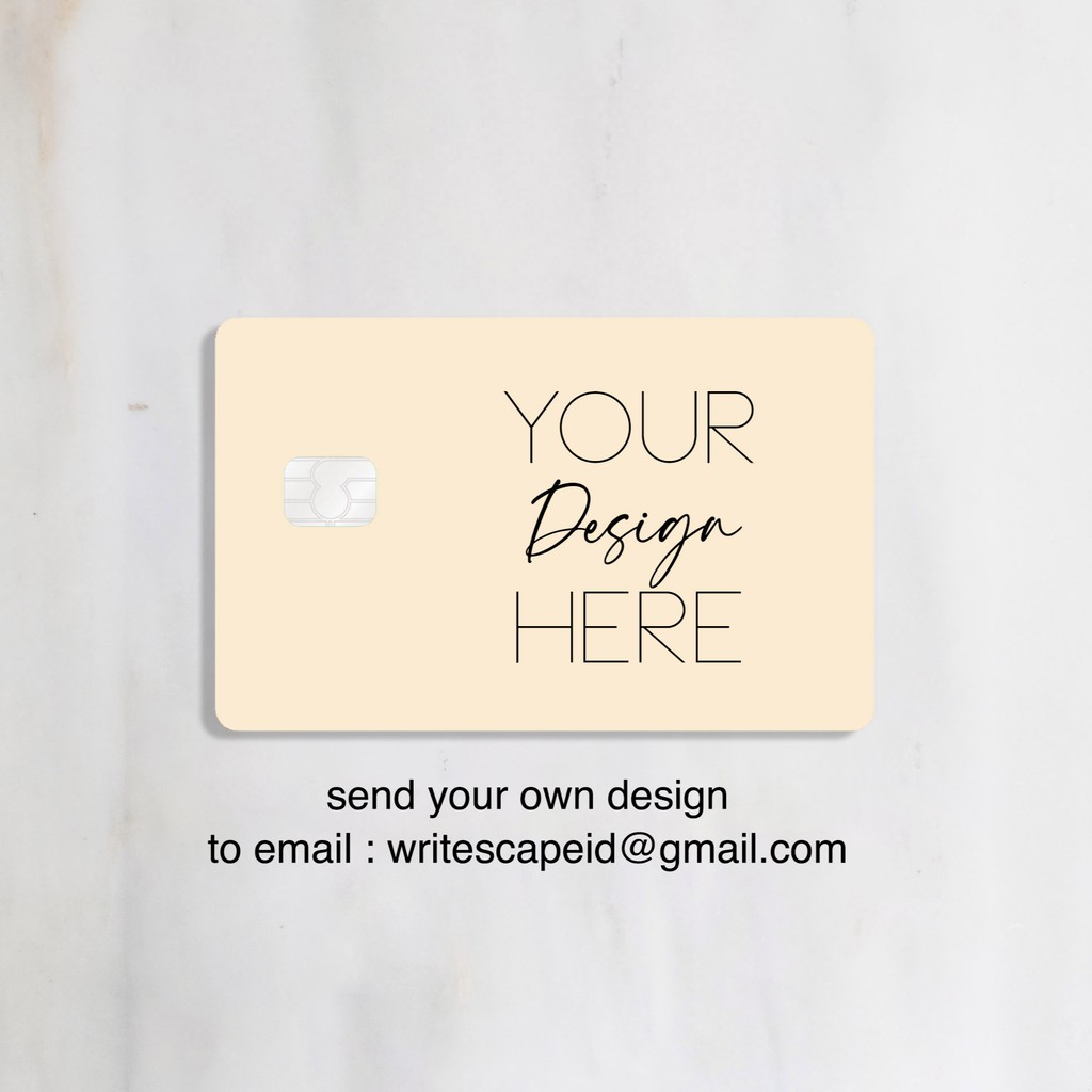 [CARD Sticker] CUSTOM Cover Skin ATM/Debit/Credit/Emoney CARD | Shopee ...