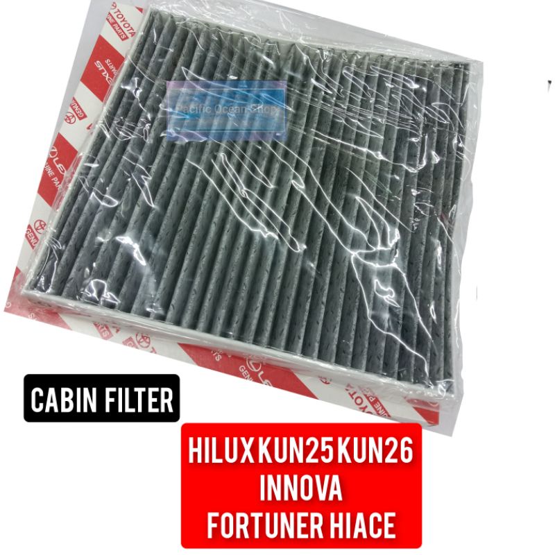 CARBON Cabin Air Filter (Curve Type) Toyota Hilux Kun25 Kun26 Innova ...