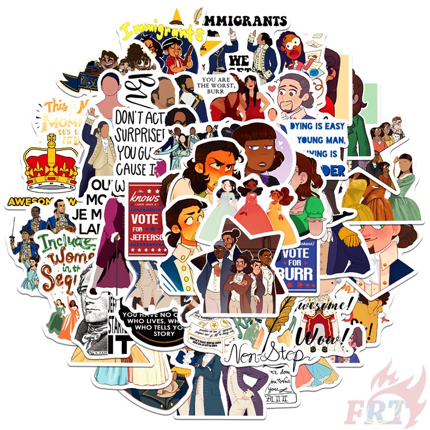 50Pcs/Set Hamilton Series 05 - Broadway Musical Theatre Stickers DIY ...