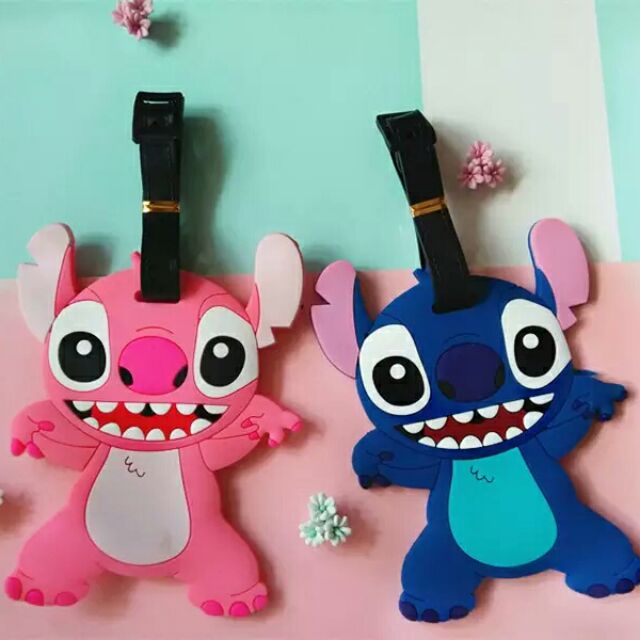 Stitch rubber name tag | Shopee Malaysia