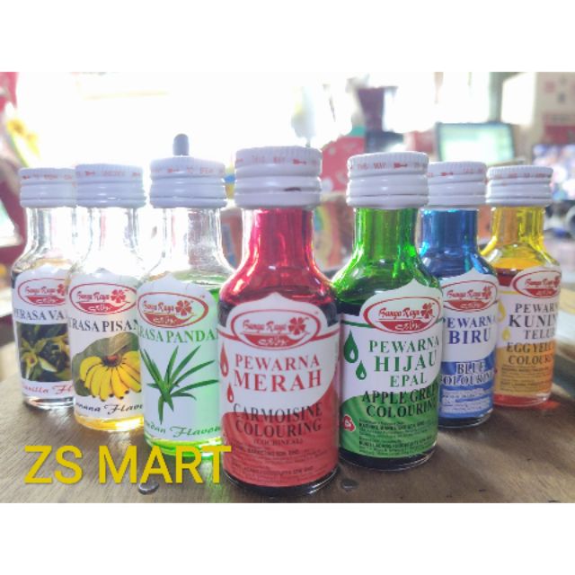 Pewarna and Perasa Cap Bunga Raya cecair 25ml | Shopee Malaysia