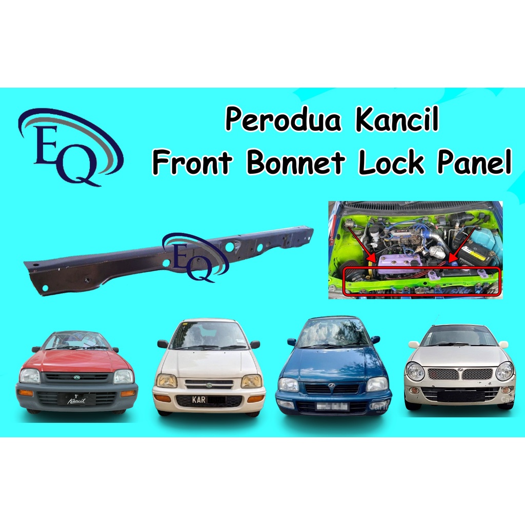 Perodua Kancil Front Bonnet Lock Top Panel , Radiator Top Panel 1994 ...