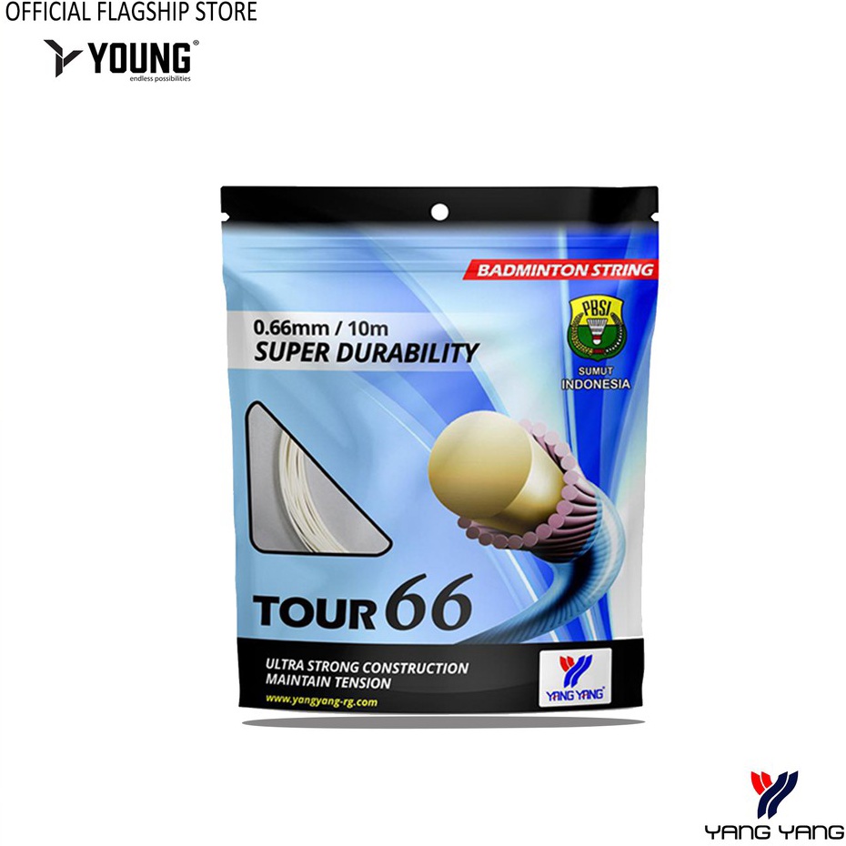 YANG YANG Super Durability Tour 66 Badminton String (0.66mm/10M ...