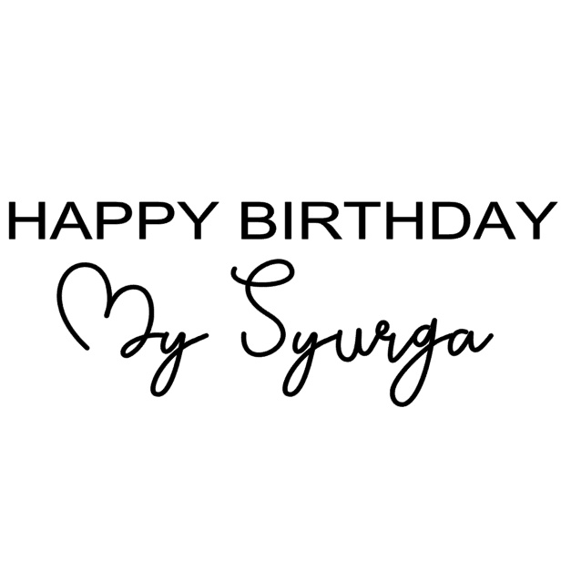 STICKER HAPPY BIRTHDAY NICKNAME 4X6 FOR 10 INCH BALLOON | Shopee Malaysia