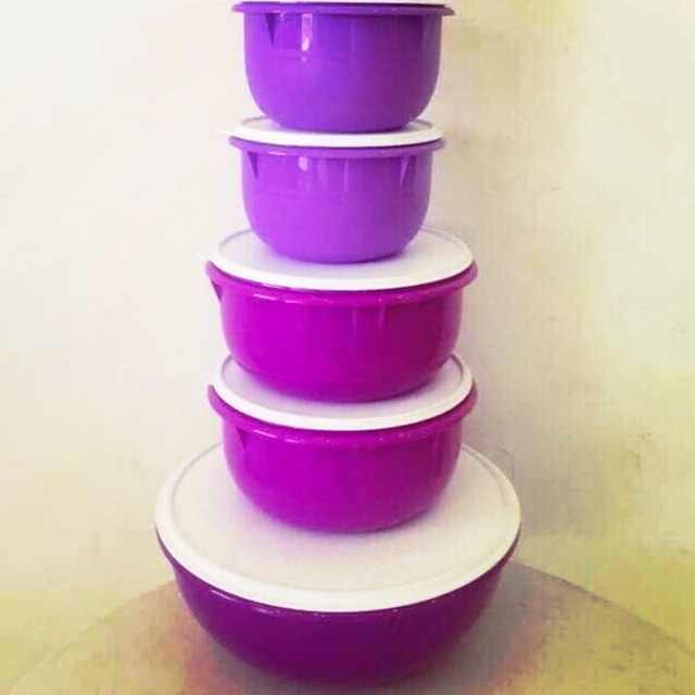 Tupperware level bowl purple | Shopee Malaysia