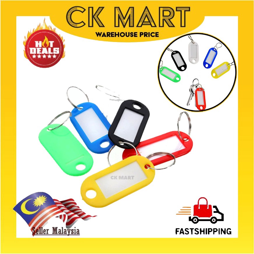 IDENTIFICATION KEY CHAIN TAG / KEY LABEL / KEY TAG (3PCS 5PCS 10PCS ...