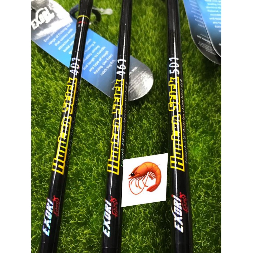 Exori Hunter Stick Spinning and Bait Casting Rod ( 1 section rod ...