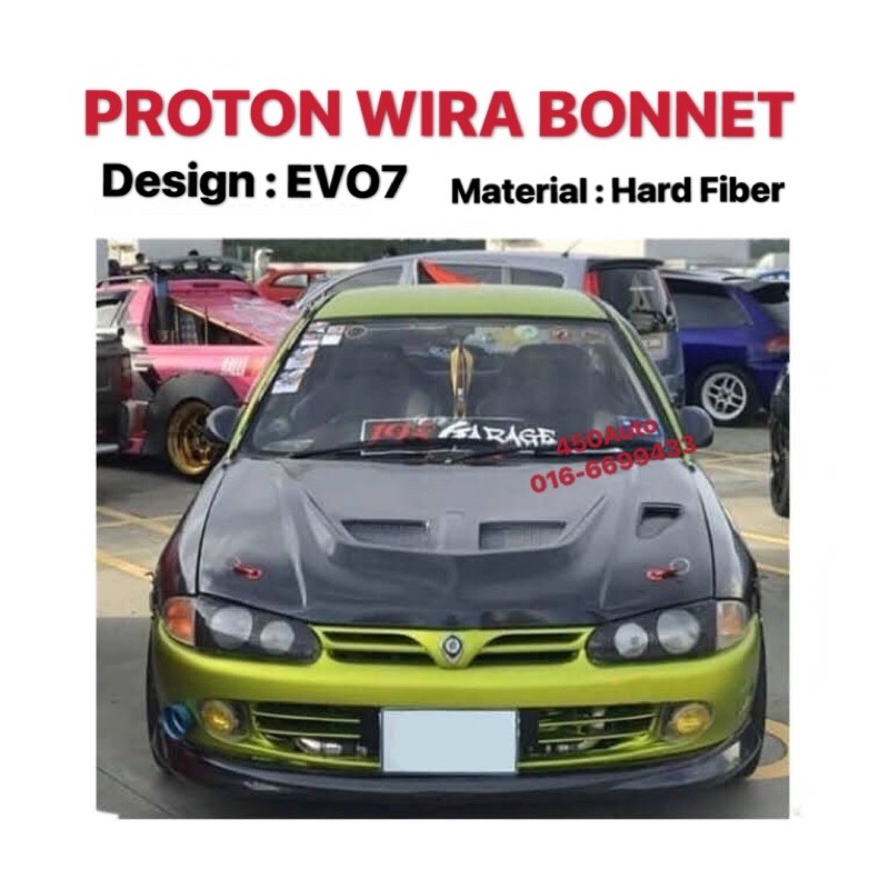 WIRA EVO 7 FRONT BONET LL8351 // EVO5 EVO6 SATRIA PUTRA ARENA EVO3 EVO5 ...