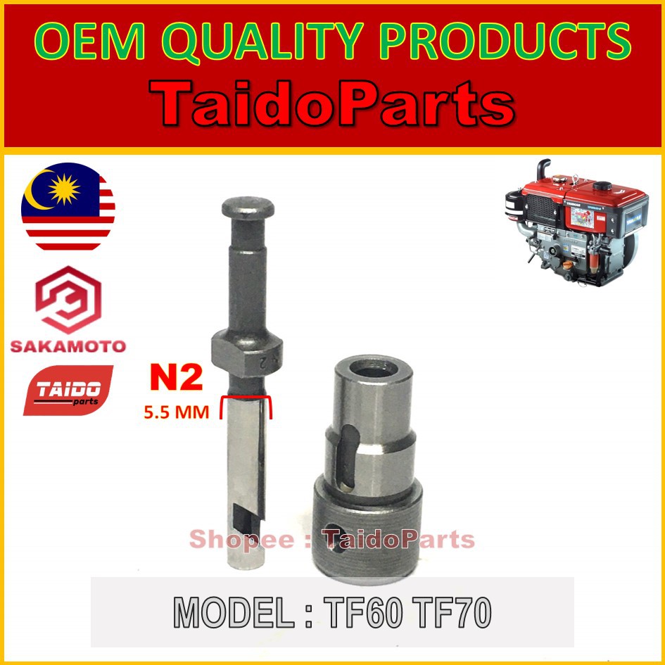 Yanmar TF60 TF70 TF80 TF90 TF120 TF160 Engine Plunger fuel pump ...