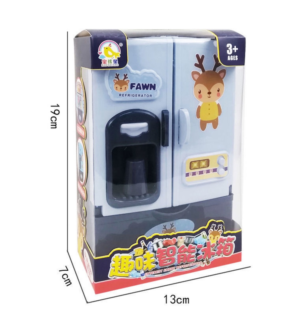 A100 mini refridgerator fridge kids smart toy kitchen playset pretend ...