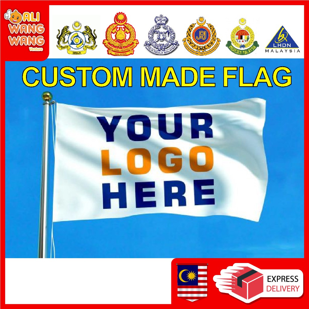CUSTOM MADE BENDERA ( CUSTOM MADE FLAG) | Shopee Malaysia
