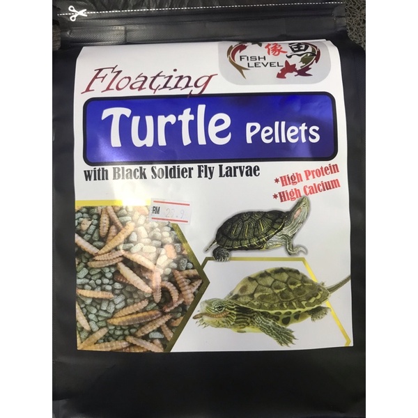 🐢 Fish Level Floating Turtle Pellets With Black Soldier Fly Larvae 1Kg ...