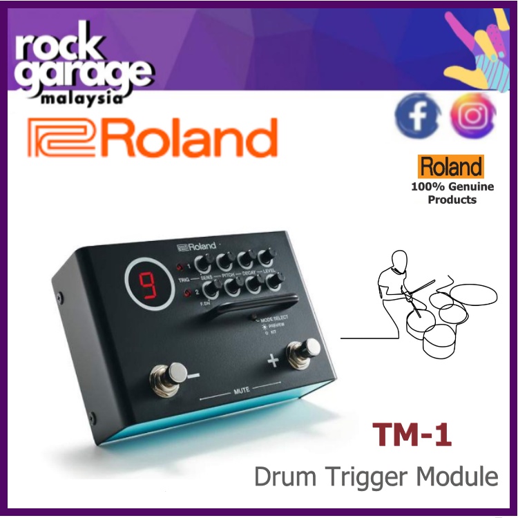 Roland TM-1 Drum Trigger Module (TM1/TM 1) | Shopee Malaysia
