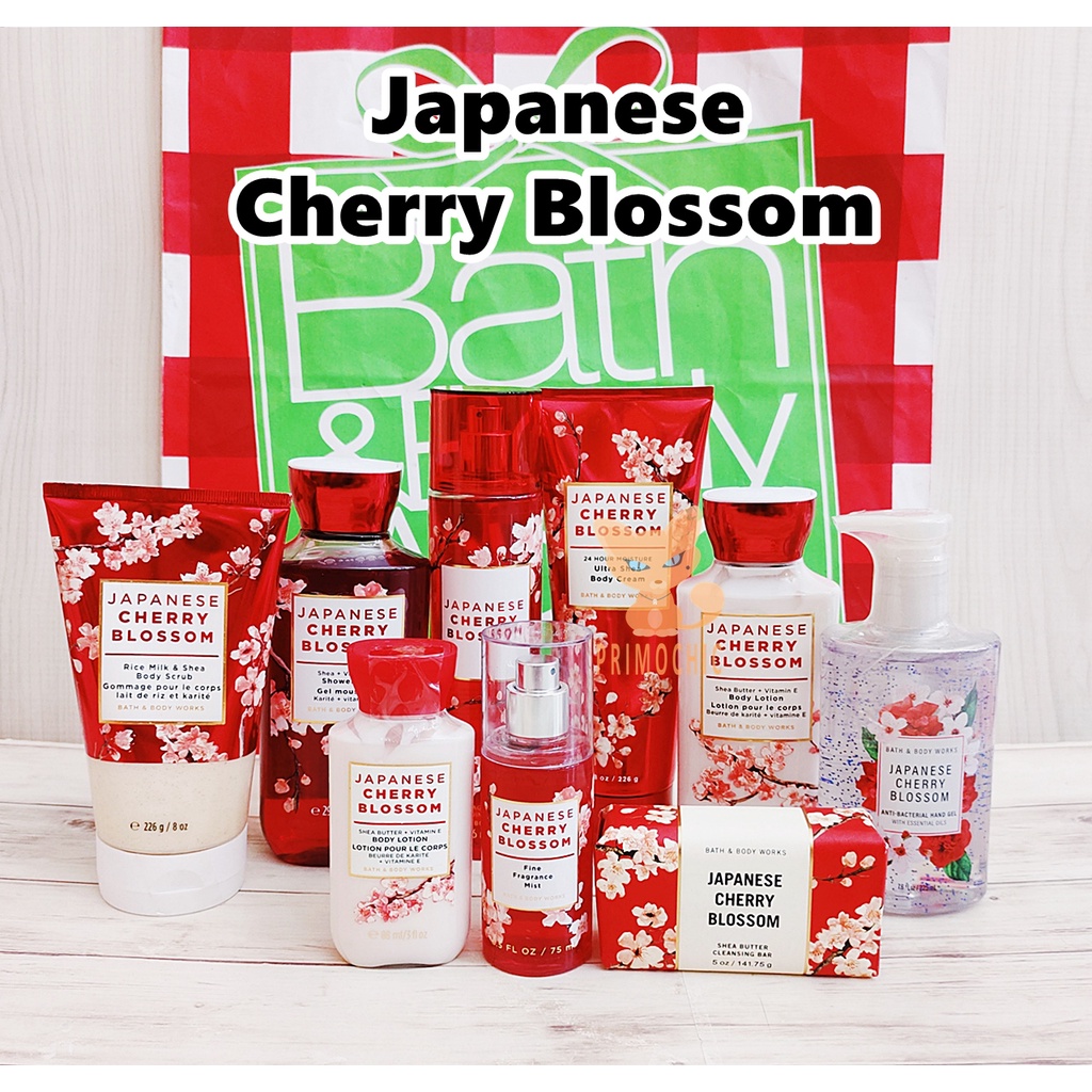Japanese Cherry Blossom Bath & Body Works Fragrance Mist Body Lotion Shower Gel Body Mist Body ...