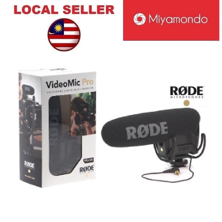 🔥OFFER🔥Rode VideoMic Pro Rycote On-Camera Microphone | Shopee Malaysia