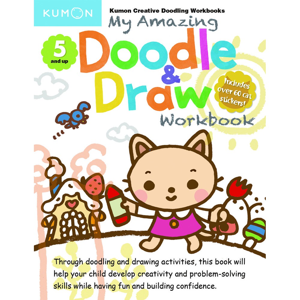 Kumon-Creative Doodling Workbooks - My Amazing Doodle And Draw Workbooks - 2 Themes | Shopee ...