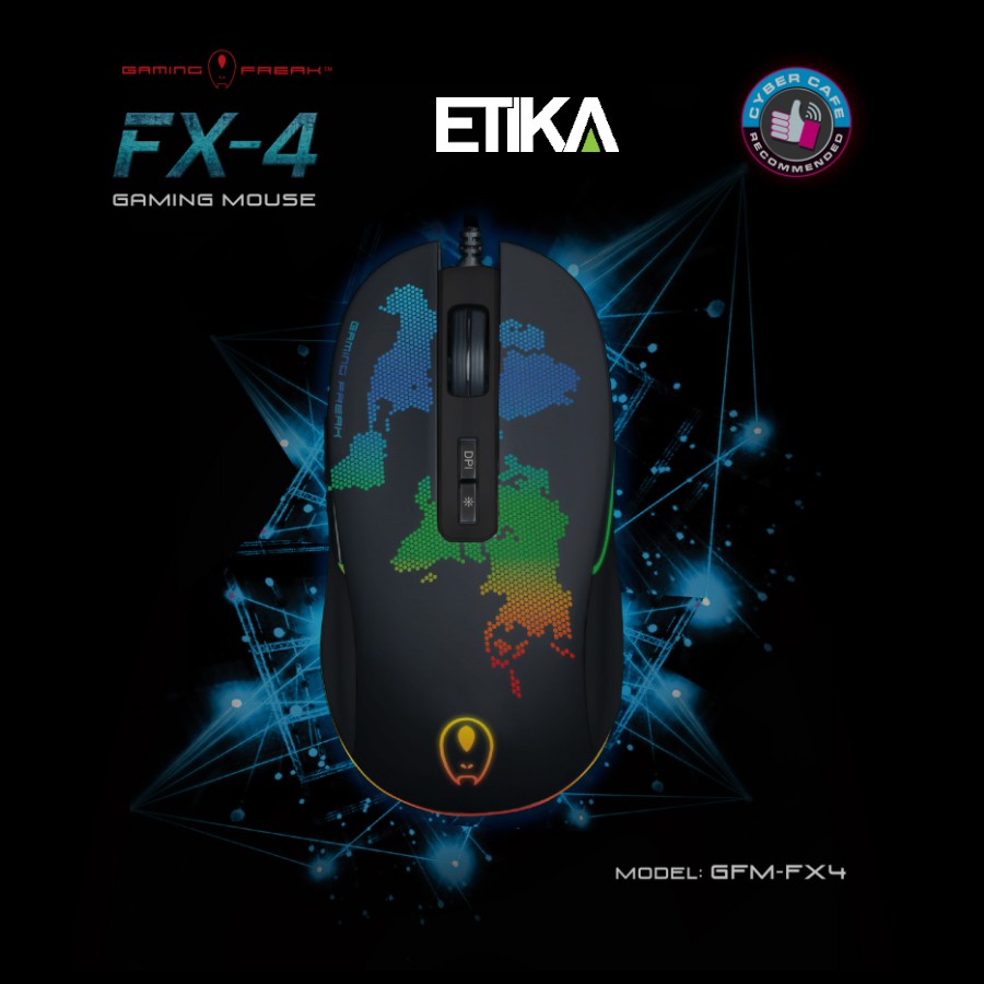 Gaming Freak FX-4 | Wired RGB Lighting 7 Buttons Gaming Mouse | Upto ...