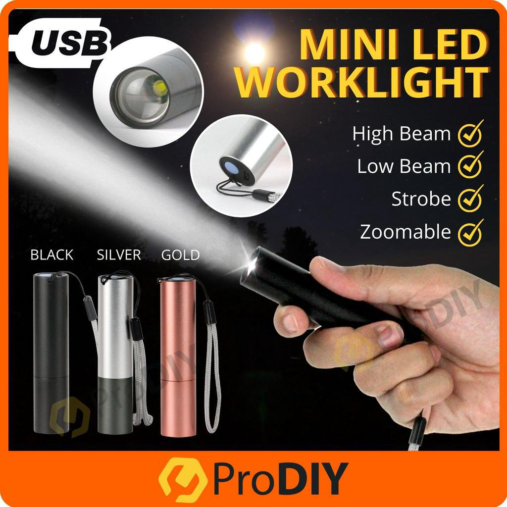 Mini Torchlight Waterproof Flashlight Pocket Strong Light With Rope ...