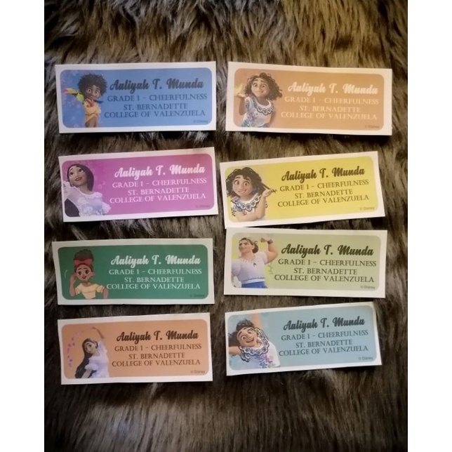 NOTEBOOK STICKERS AND SUBJECT Labels (12 / 10 pcs) | Shopee Malaysia