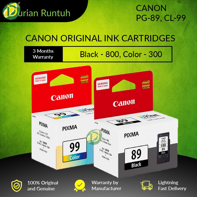 Canon Genuine PG-89 + CL-99 Ink ( E560 ) | Shopee Malaysia